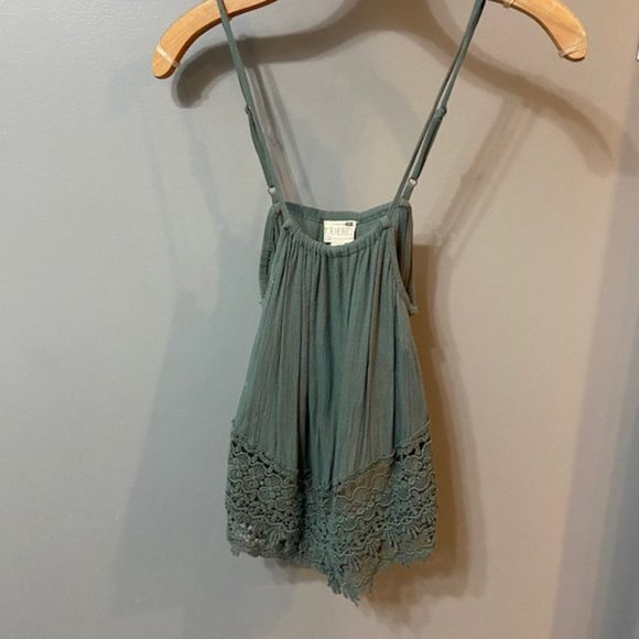 La Hearts | Tops | Crochet Angular Tank | Poshmark